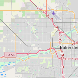 Bakersfield (CA), United States Zip Codes